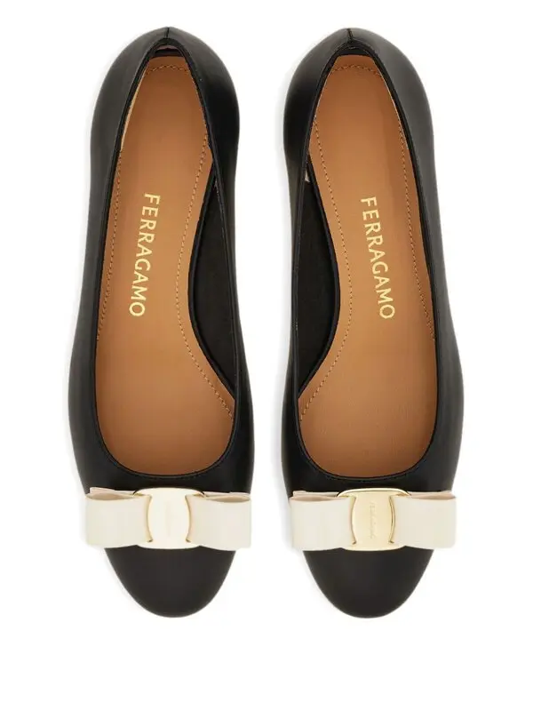 FERRAGAMO Vara Leather Pumps