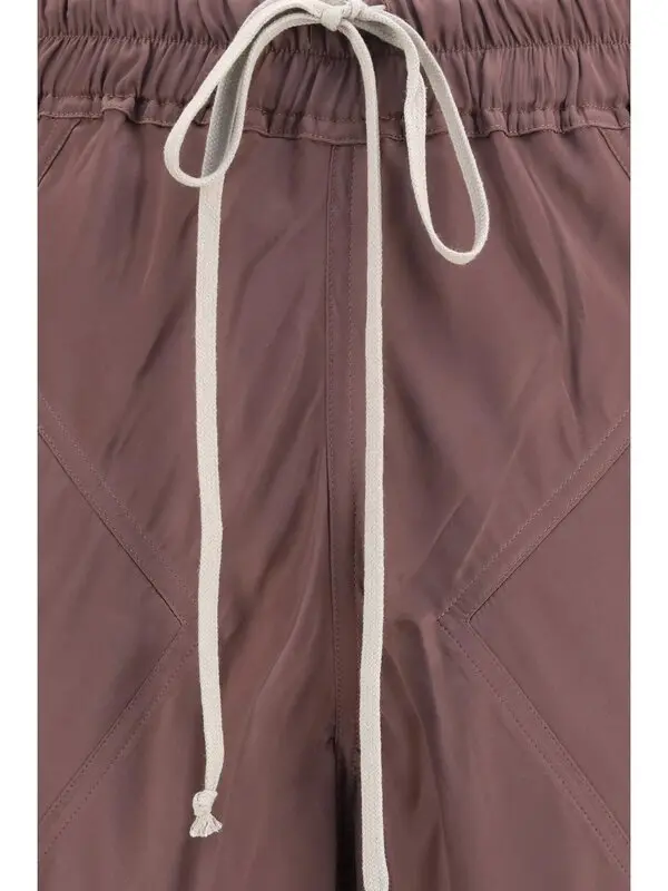 Rick Owens Silk Pants - Brown