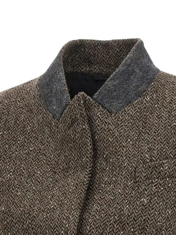 Brunello Cucinelli Mélange Wool Vest - Brown