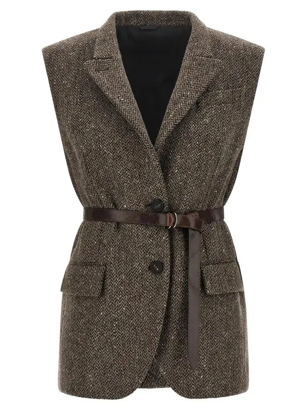 Brunello Cucinelli Mélange Wool Vest