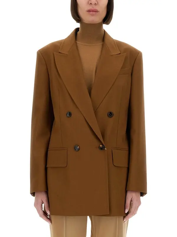 Max Mara Wool Blend Double-breasted Jacket