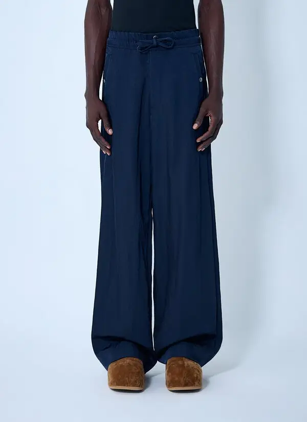 Dries Van Noten Drawstring Pants - Blue