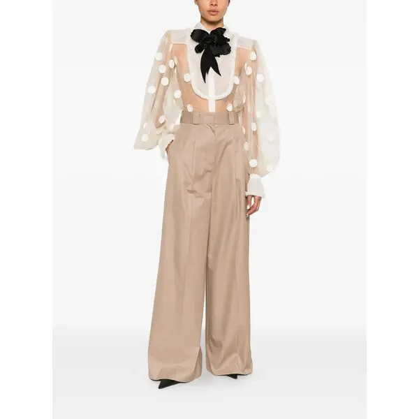 Valentino Garavani Neutrals Tops Blouses