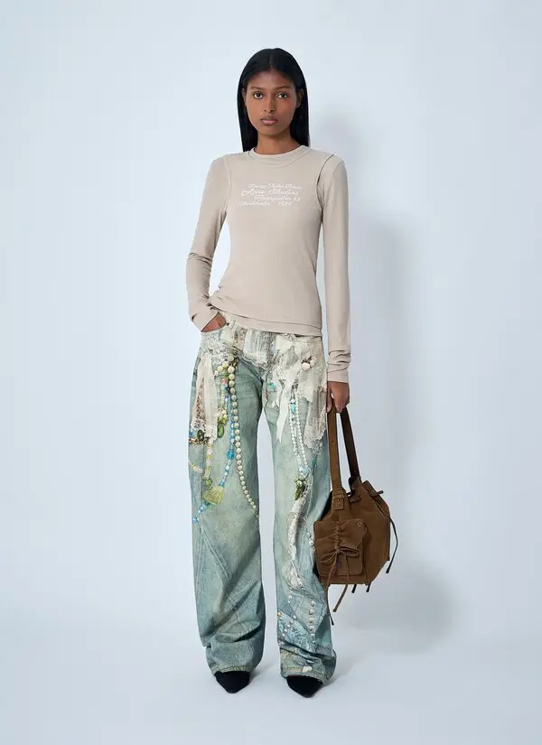 Acne Studios Logo Motif T-shirt