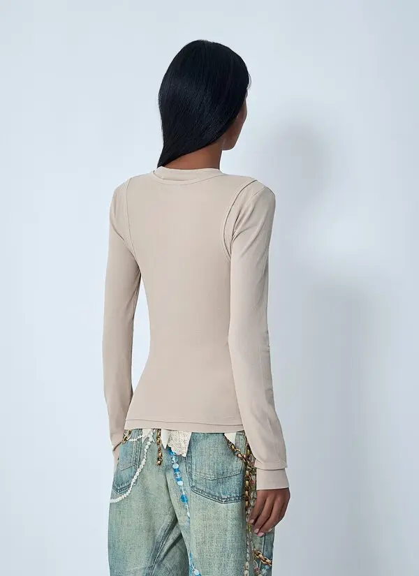 Acne Studios Logo Motif T-shirt