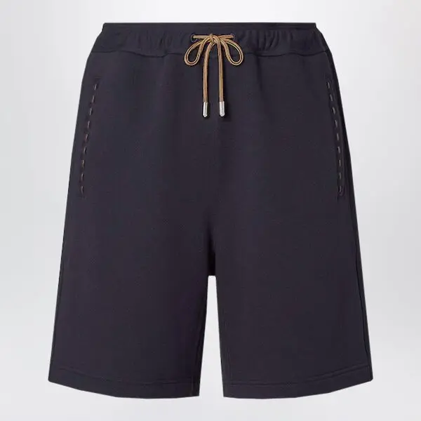 Fendi Cotton Bermuda Shorts - Blue