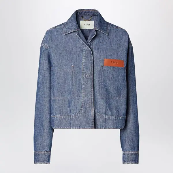 Fendi Navy Chambray Jacket