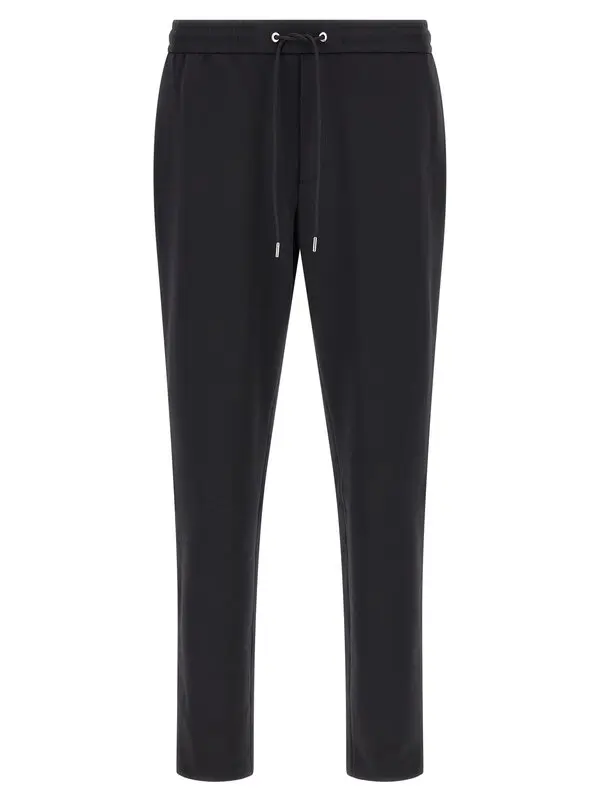 Moncler Logo Patch Joggers - Black