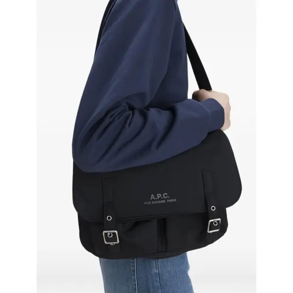 A.p.c. Messenger Bags - Black