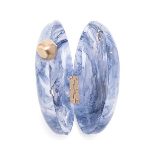 Cult Gaia Acrylic Clutch Bag - Blue