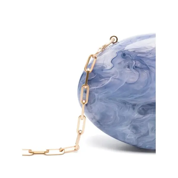 Cult Gaia Acrylic Clutch Bag - Blue
