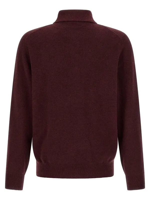 Brunello Cucinelli Cashmere Knit Polo Shirt