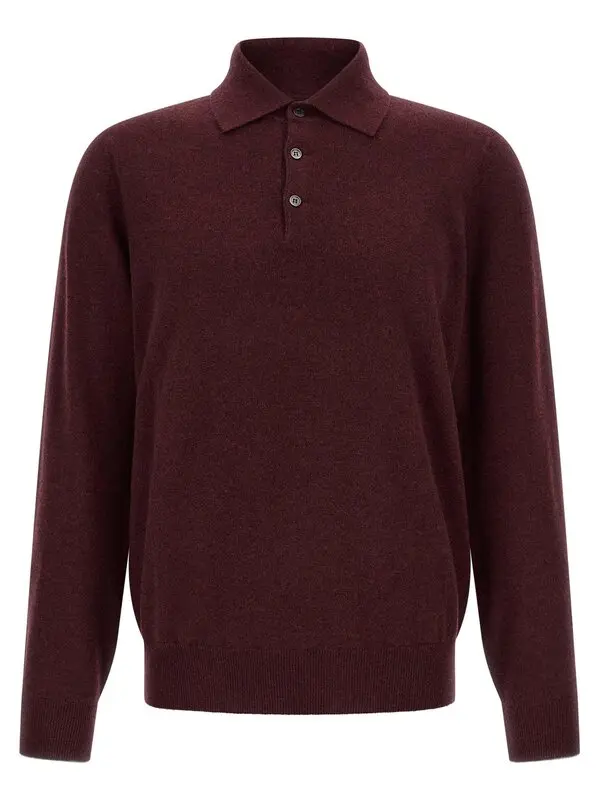 Brunello Cucinelli Cashmere Knit Polo Shirt - Multicolor