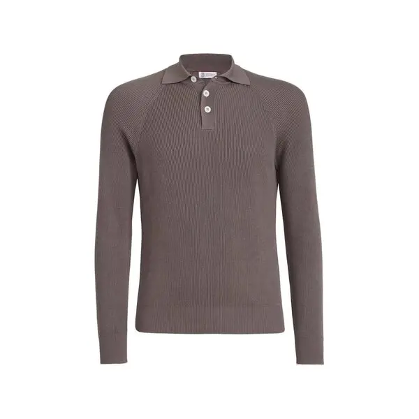 Brunello Cucinelli Polo Shirts - Brown