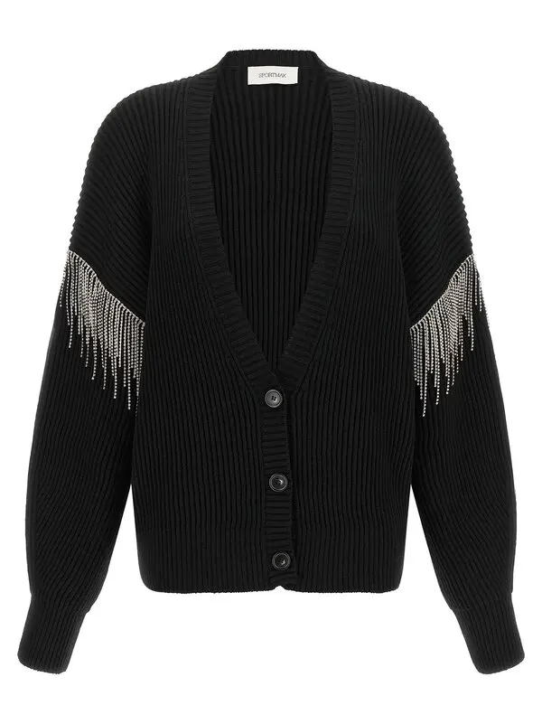 Sportmax Spxpagine Cardigan - Black