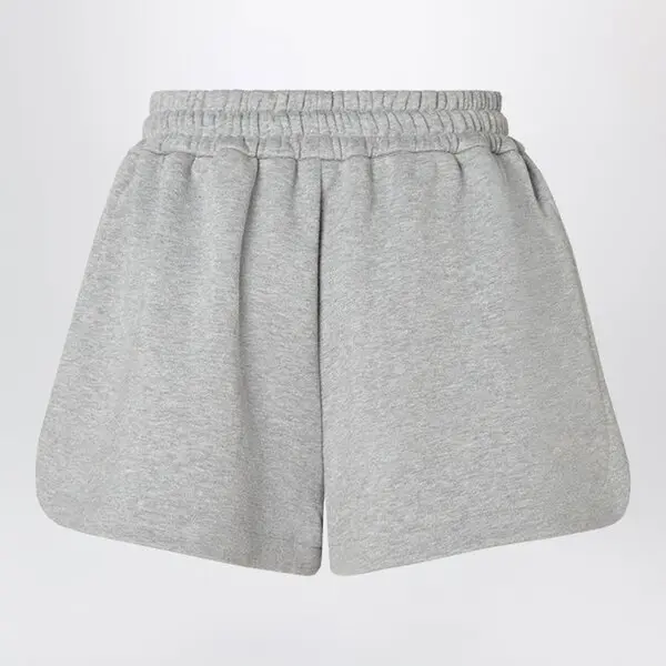 Fendi Grey Cotton Jersey Shorts