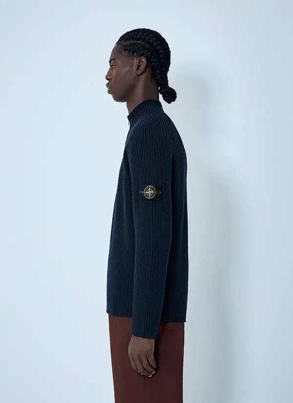 Stone Island Half-zip Logo Sweater
