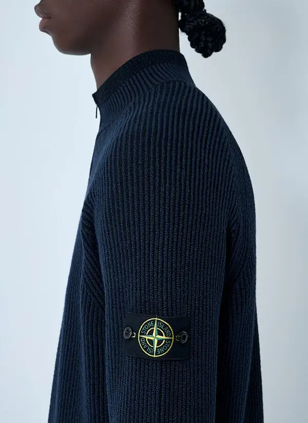 Stone Island Half-zip Logo Sweater