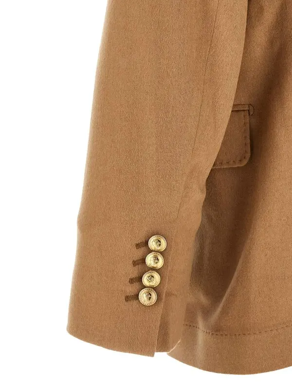 Brunello Cucinelli Double-breasted Blazer - Cream