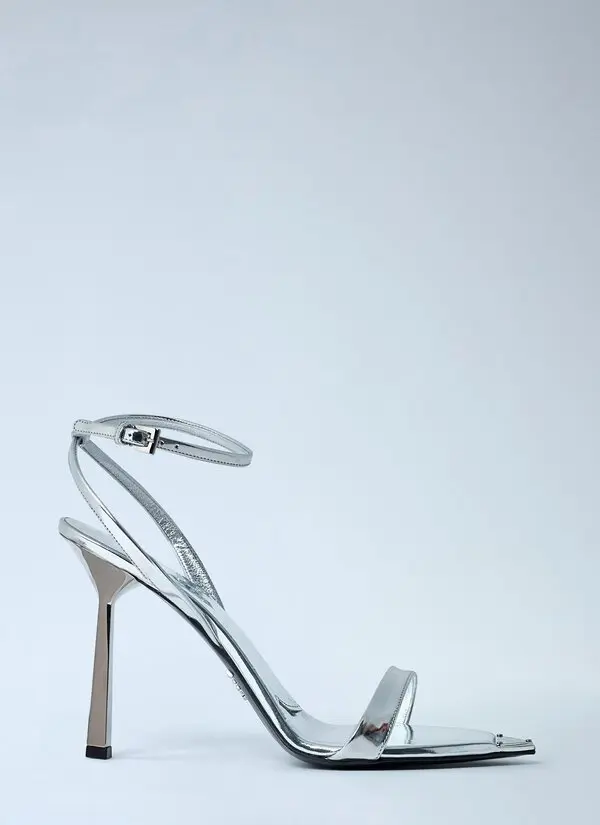 Prada Leather Heeled Sandals
