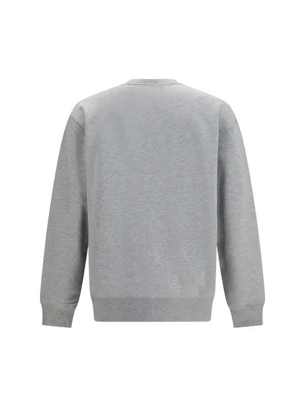 Balmain Embroidered Logo Crewneck Sweatshirt - Gray