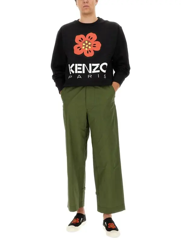 Kenzo Flower Boke Sweatshirt - Black