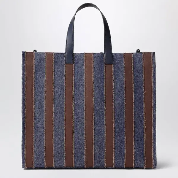 Fendi Pequin Shopper Bag - Multicolor