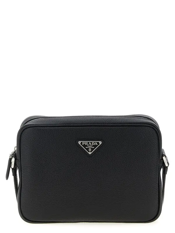 Prada Leather Shoulder Strap - Black