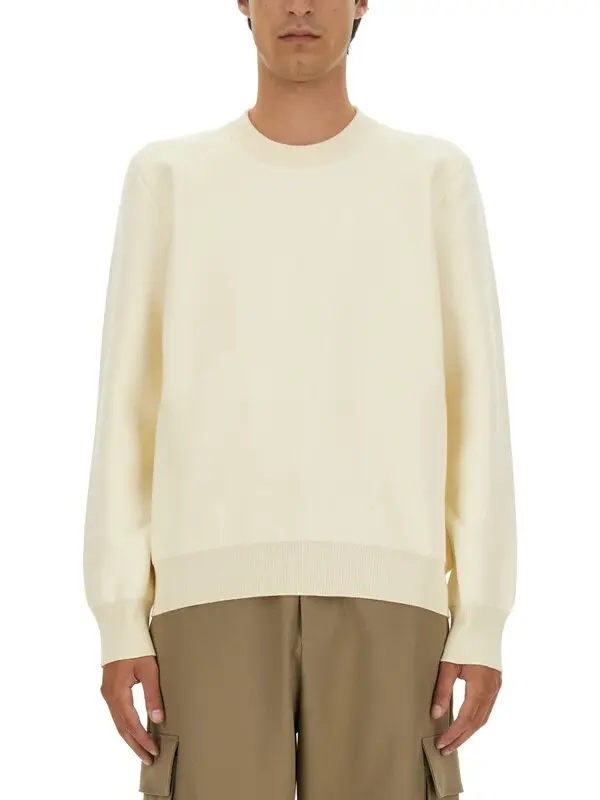 Off-White Cotton Logo Sweatshirt