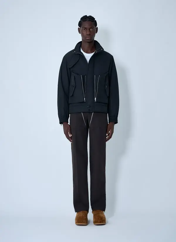 Dries Van Noten Zip Cotton-twill Pants