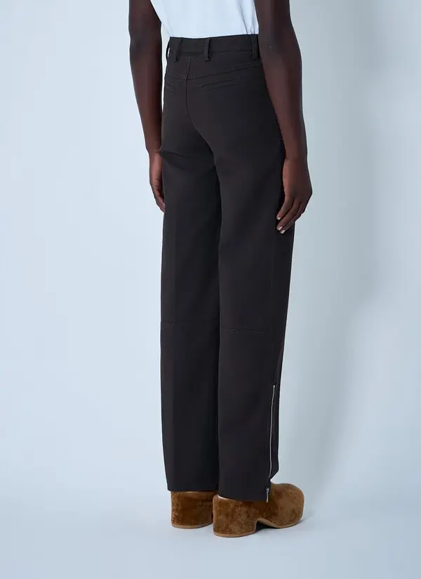 Dries Van Noten Zip Cotton-twill Pants