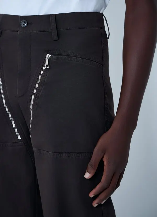 Dries Van Noten Zip Cotton-twill Pants