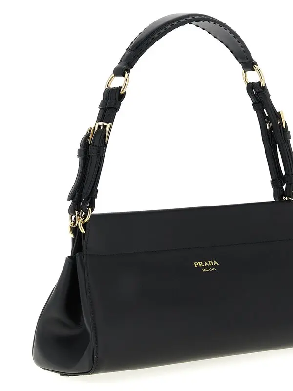Prada Nappa Shoulder Bag - Black