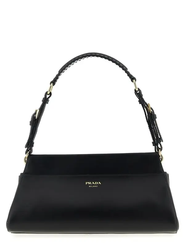 Prada Nappa Shoulder Bag - Black