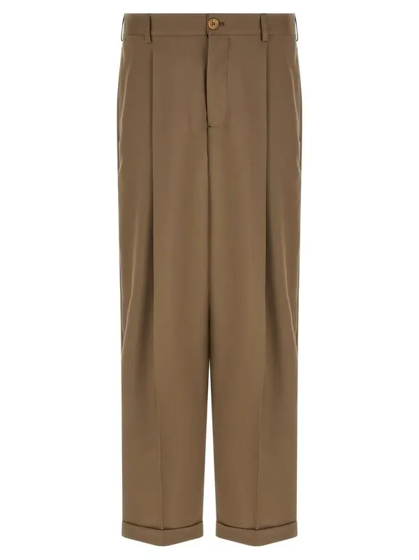 Marni Cool Wool Pants - Cream