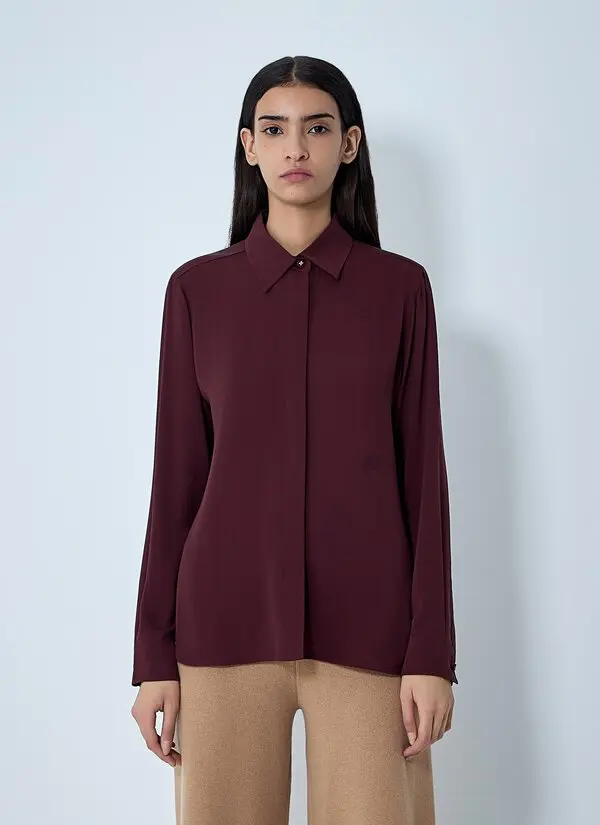 Max Mara Silk Shirt - Red