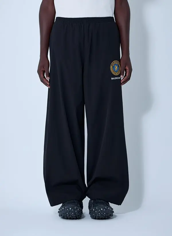 Balenciaga Logo Motif Track Pants - Black