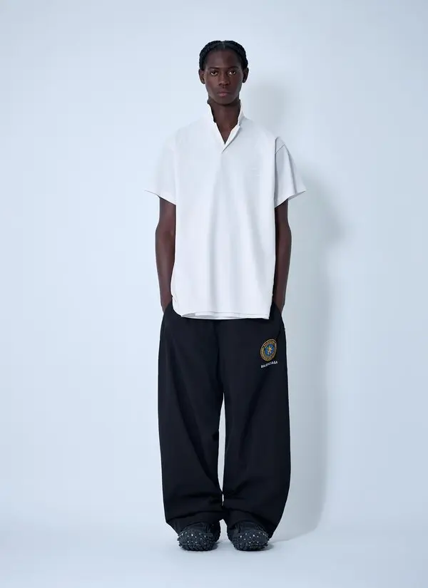 Balenciaga Logo Motif Track Pants - Black