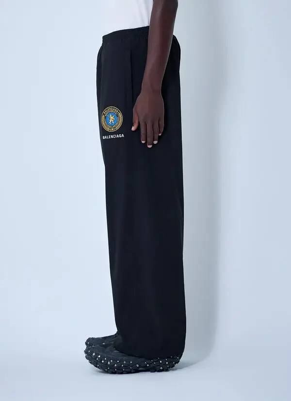 Balenciaga Logo Motif Track Pants - Black