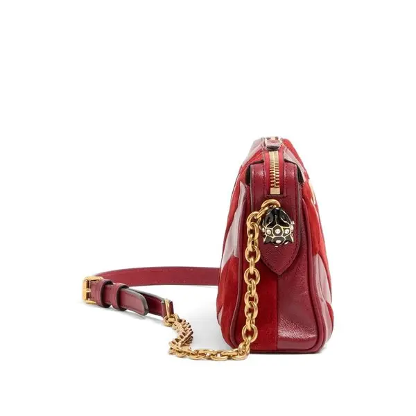 Valentino Garavani Chevron Patchwork Small Shoulder Bag