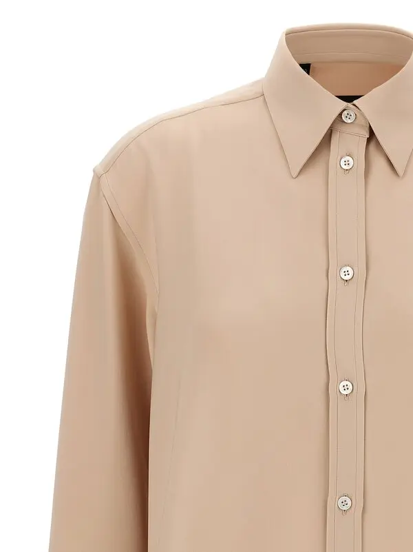 Brioni Cady Silk Shirt - Pink