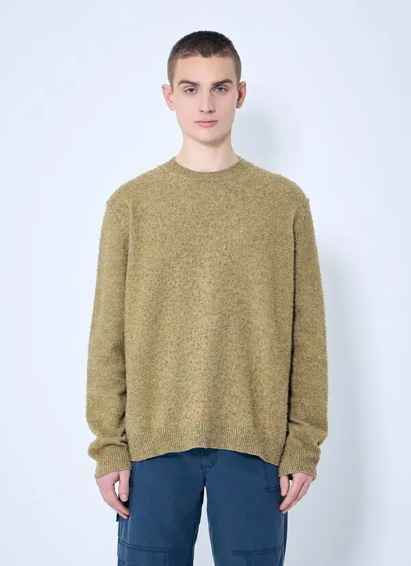 MAISON MARGIELA Pilling Crewneck Sweater - Brown