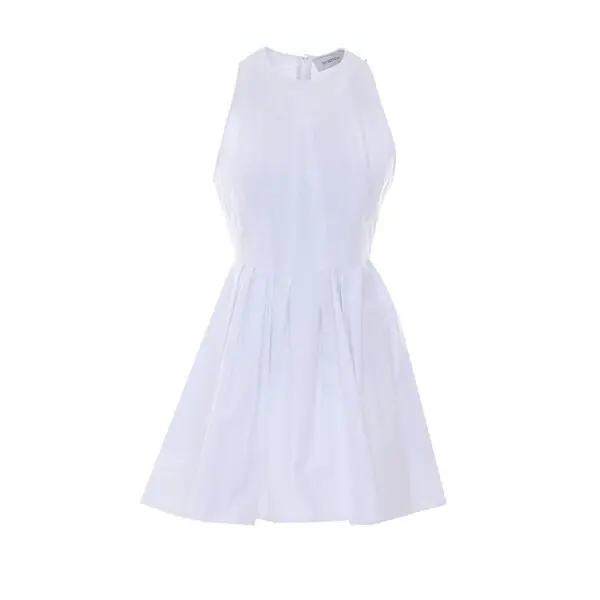 Sportmax Sleeveless A-line Dress - White