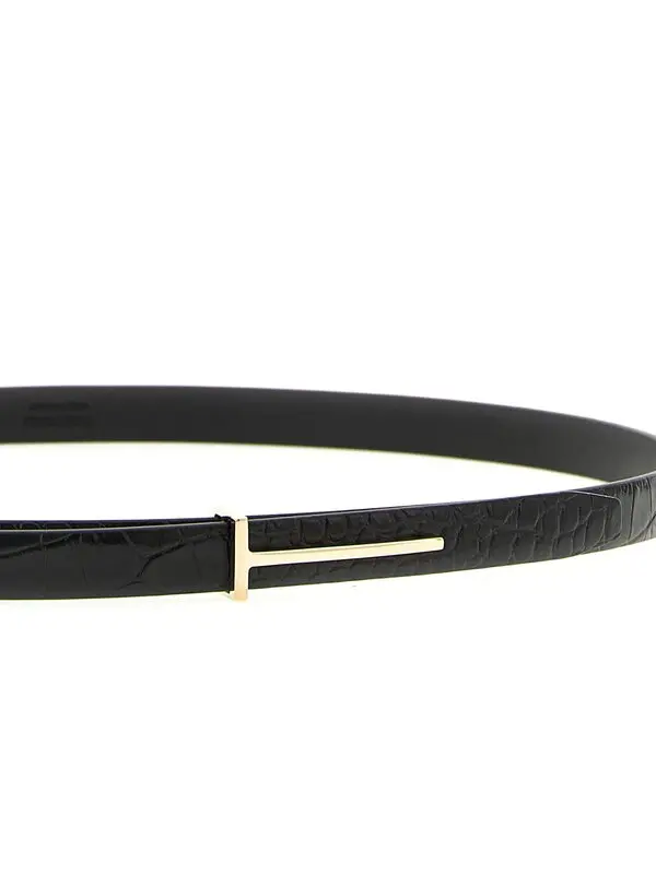 TOM FORD Crocodile Belt