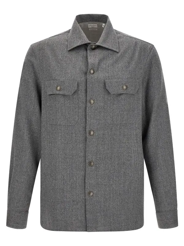 Brunello Cucinelli Flannel Overshirt