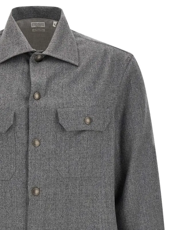 Brunello Cucinelli Flannel Overshirt