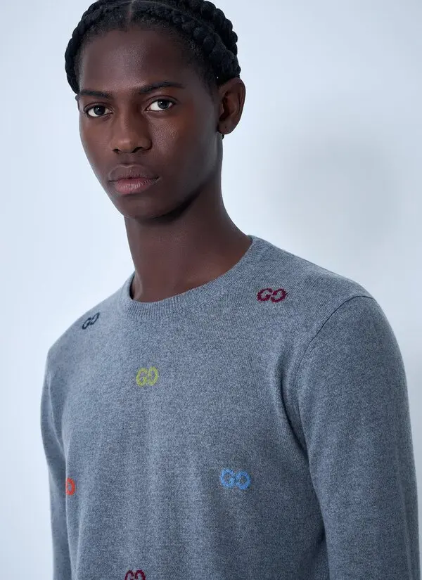 Gucci Cashmere Logo Motif Sweater