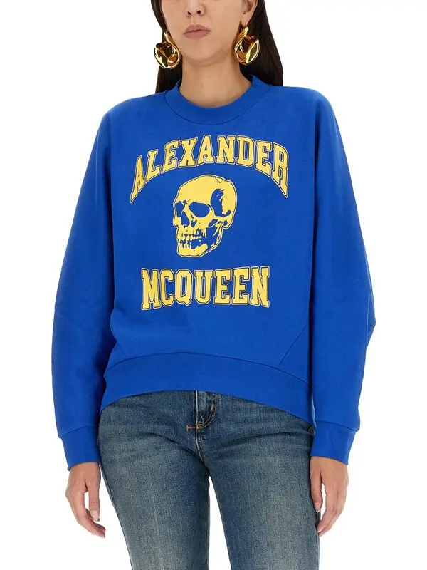 Alexander McQueen Varsiity Skull Sweatshirt