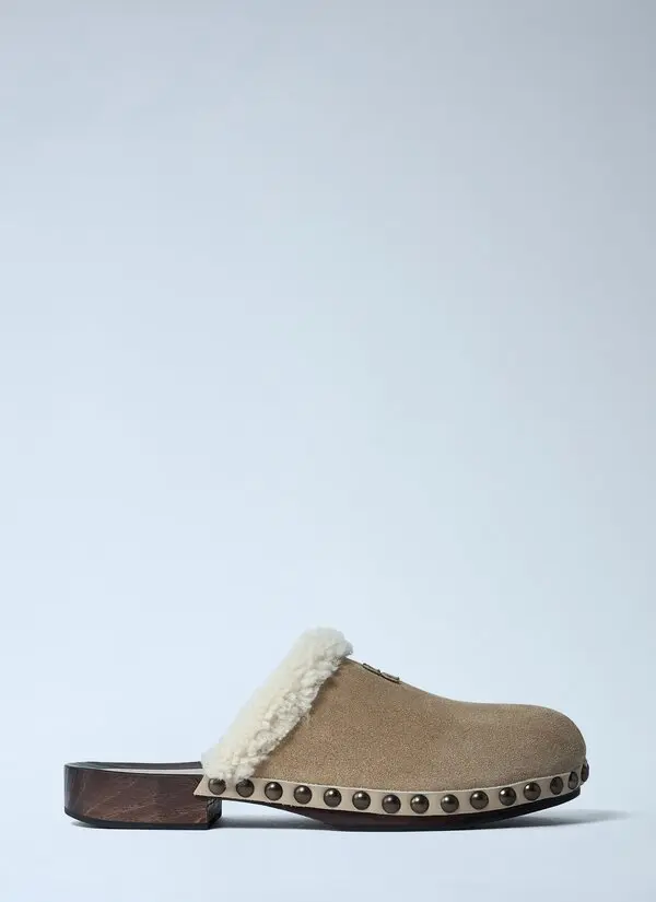 Miu Miu Suede Clogs