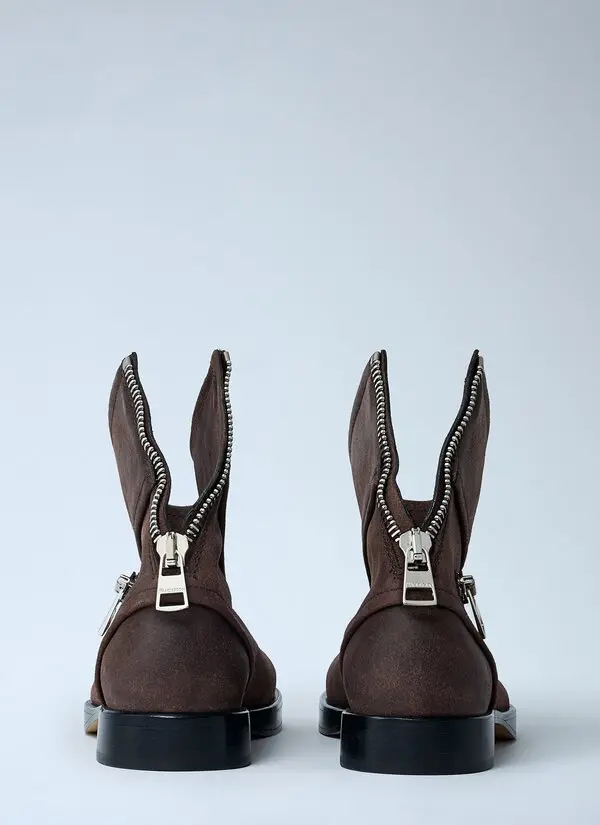 JW Anderson Suede Biker Boots